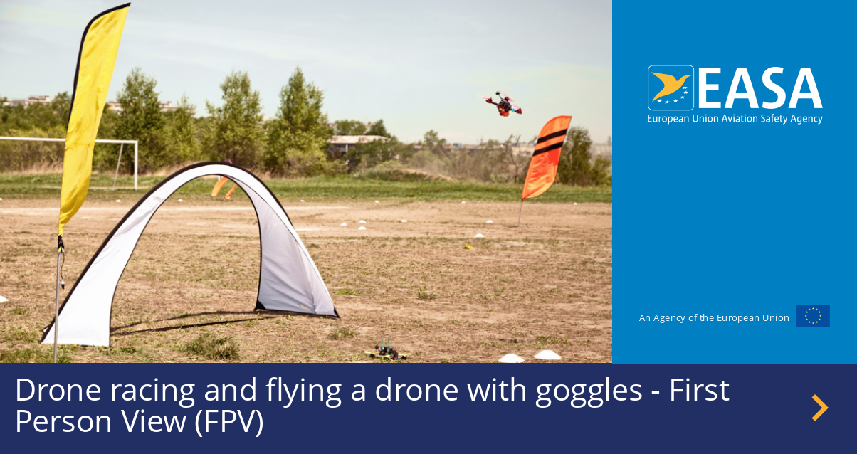 Drone racing and flying a drone with goggles - First Person View (FPV ...