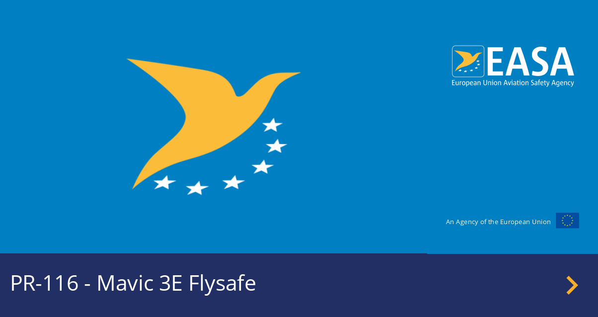 PR-116 - Mavic 3E Flysafe | EASA