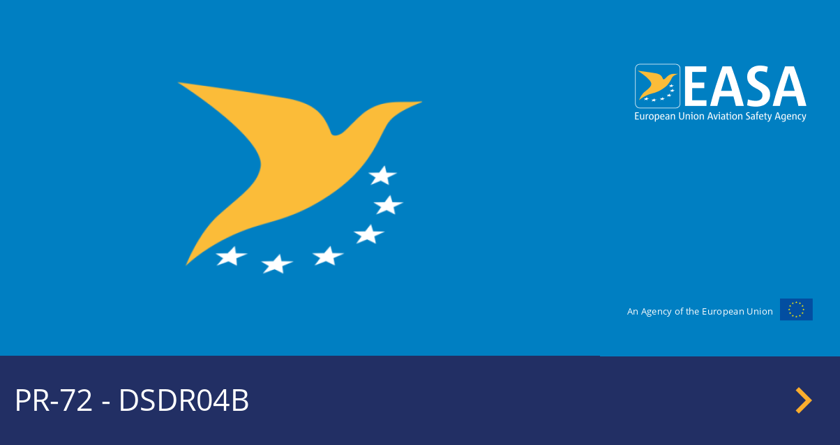PR-72 - DSDR04B | EASA
