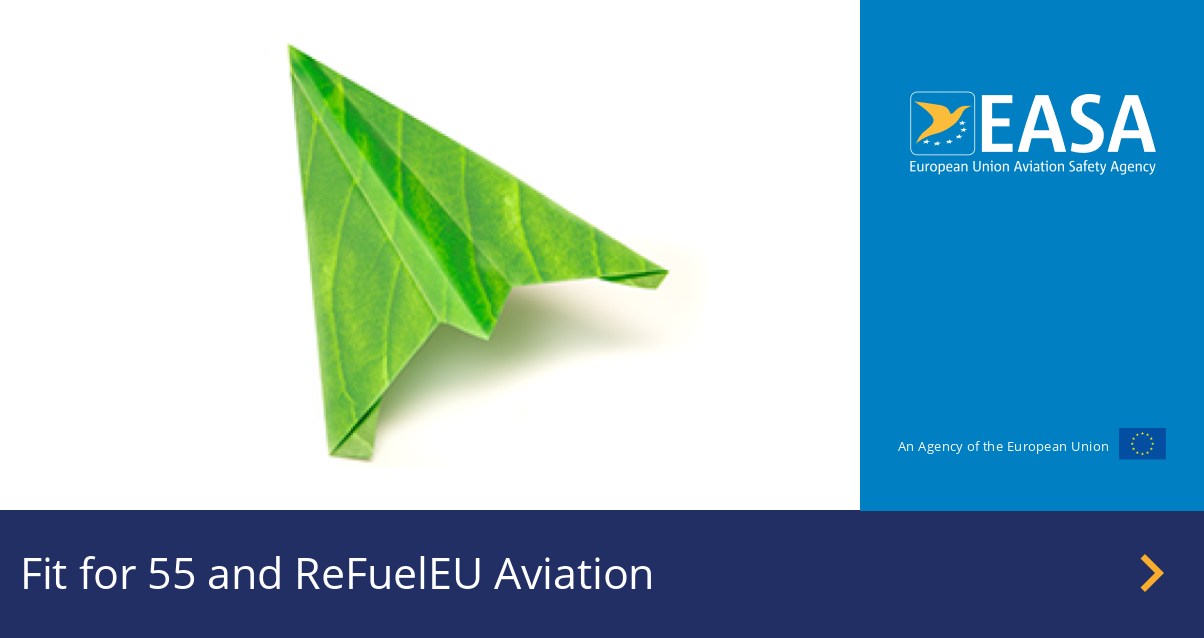 Paquete de medidas «Objetivo 55» e iniciativa «ReFuelEU Aviation» | EASA