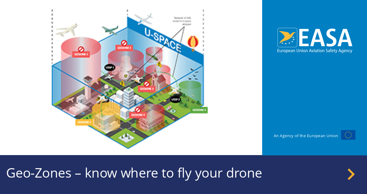 Geo zone – sapere dove far volare il vostro drone | EASA