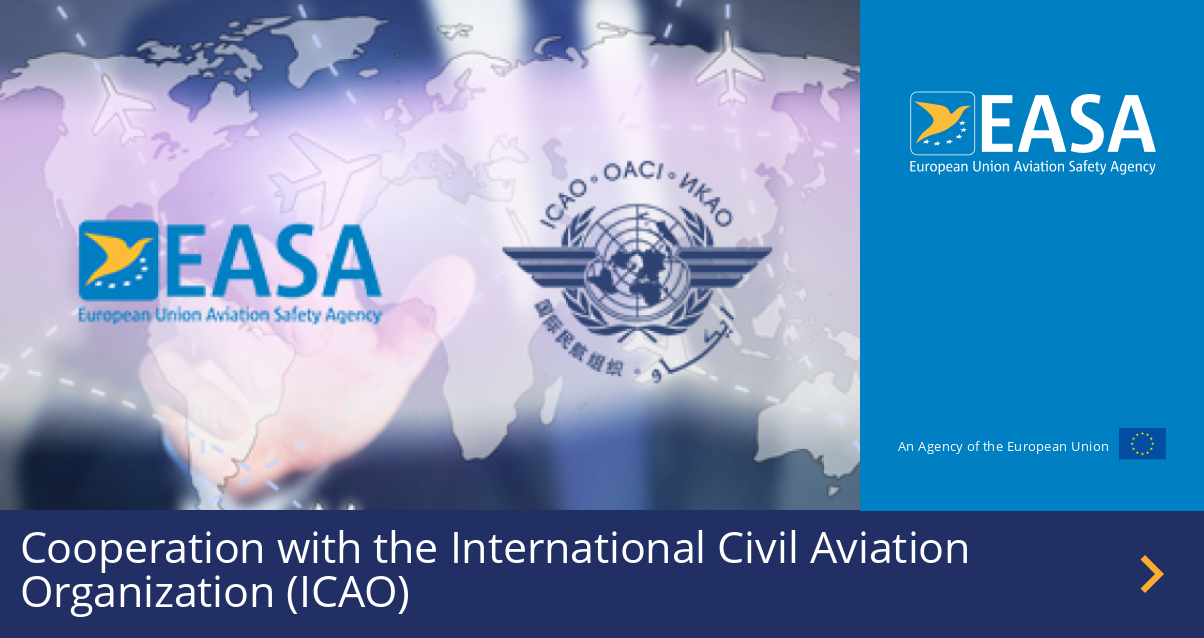 Współpraca z Organizacją Międzynarodowego Lotnictwa Cywilnego (ICAO) | EASA