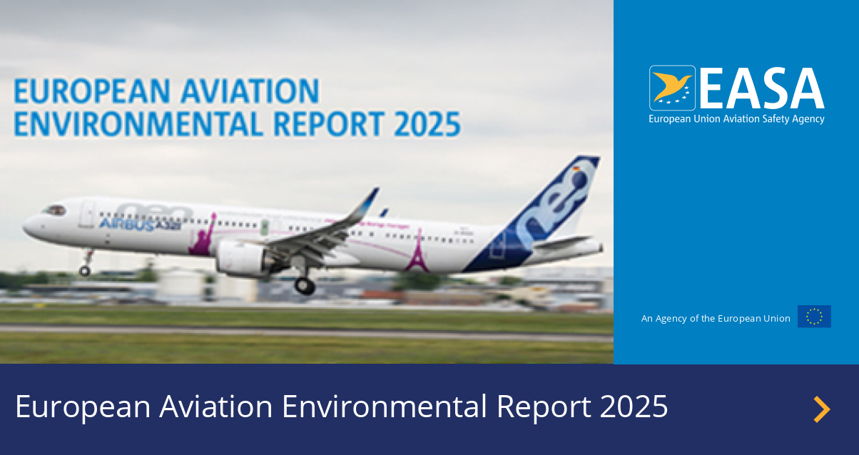 Relatório Ambiental da Aviação Europeia 2025 | EASA